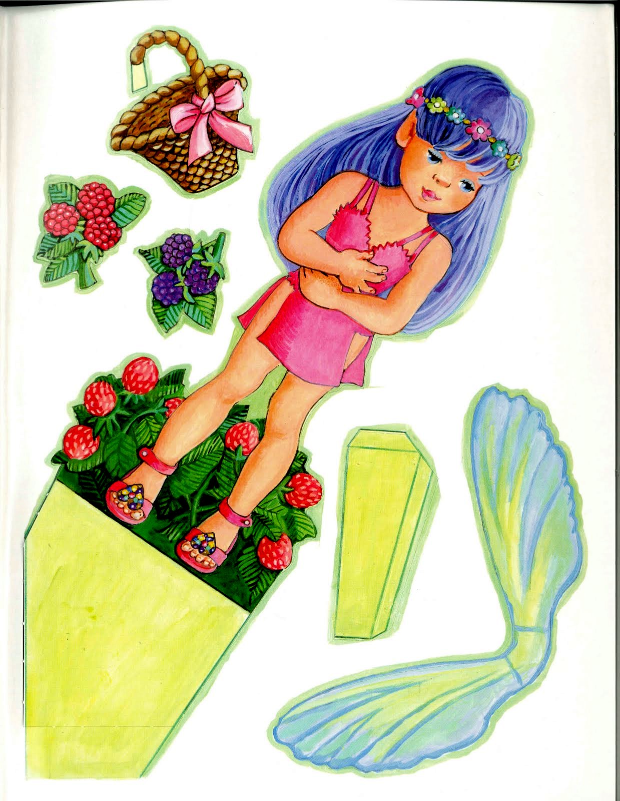 Poupées Papiers / Paper Dolls - Fee annabelle